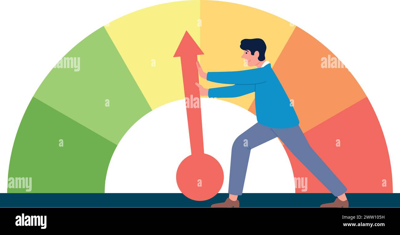 Man credit score Stock Vector Images - Alamy