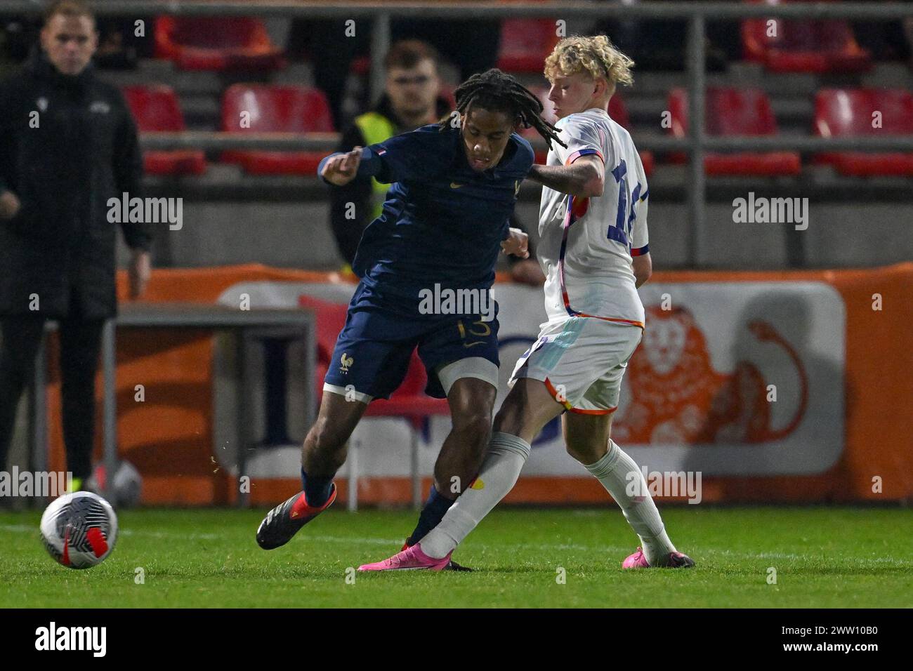Assen, The Netherlands. 20th Mar, 2024. Mathis Amougou (13) of France ...