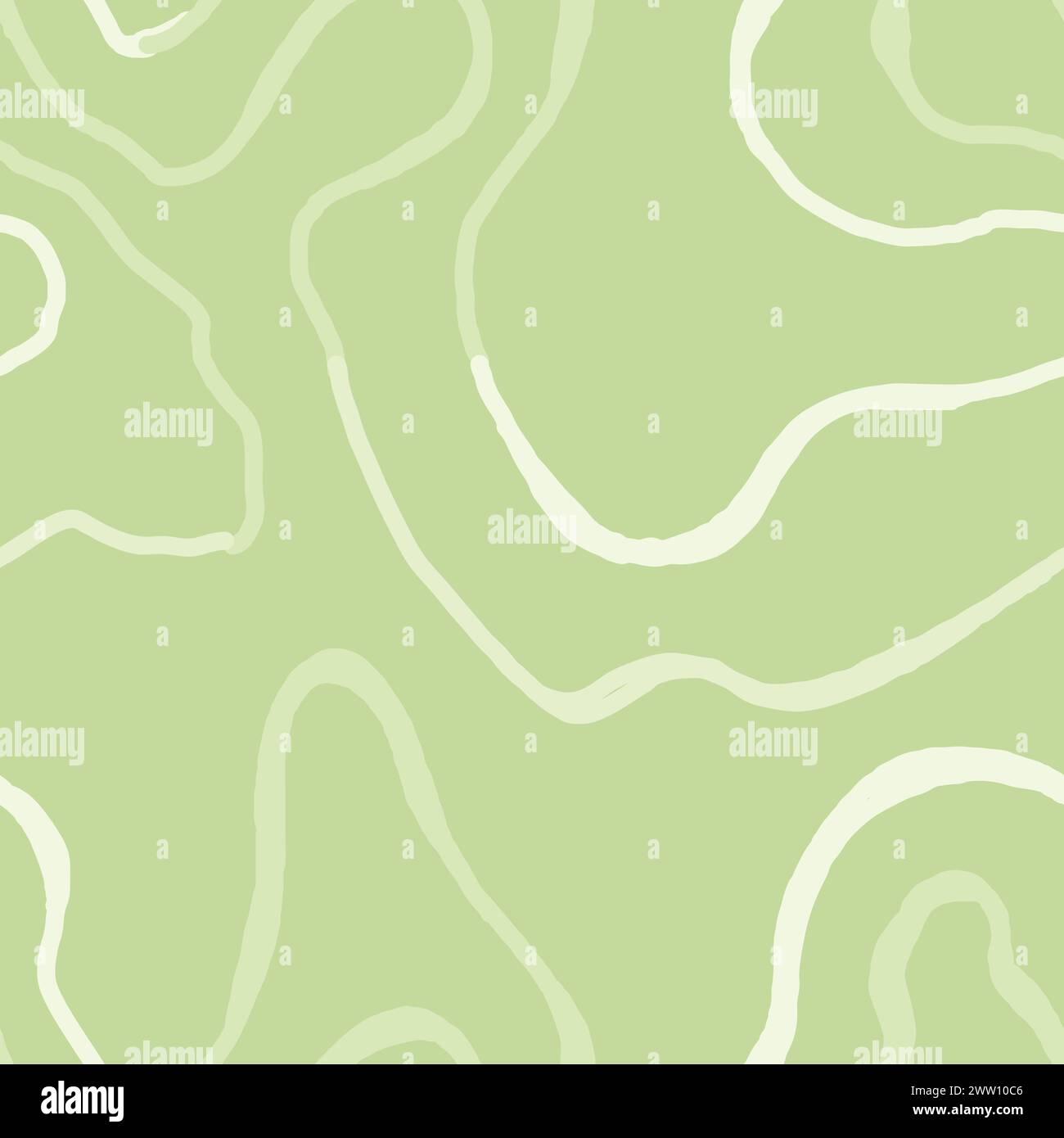 Squiggle line doodle seamless pattern. Creative abstract scribble style ...