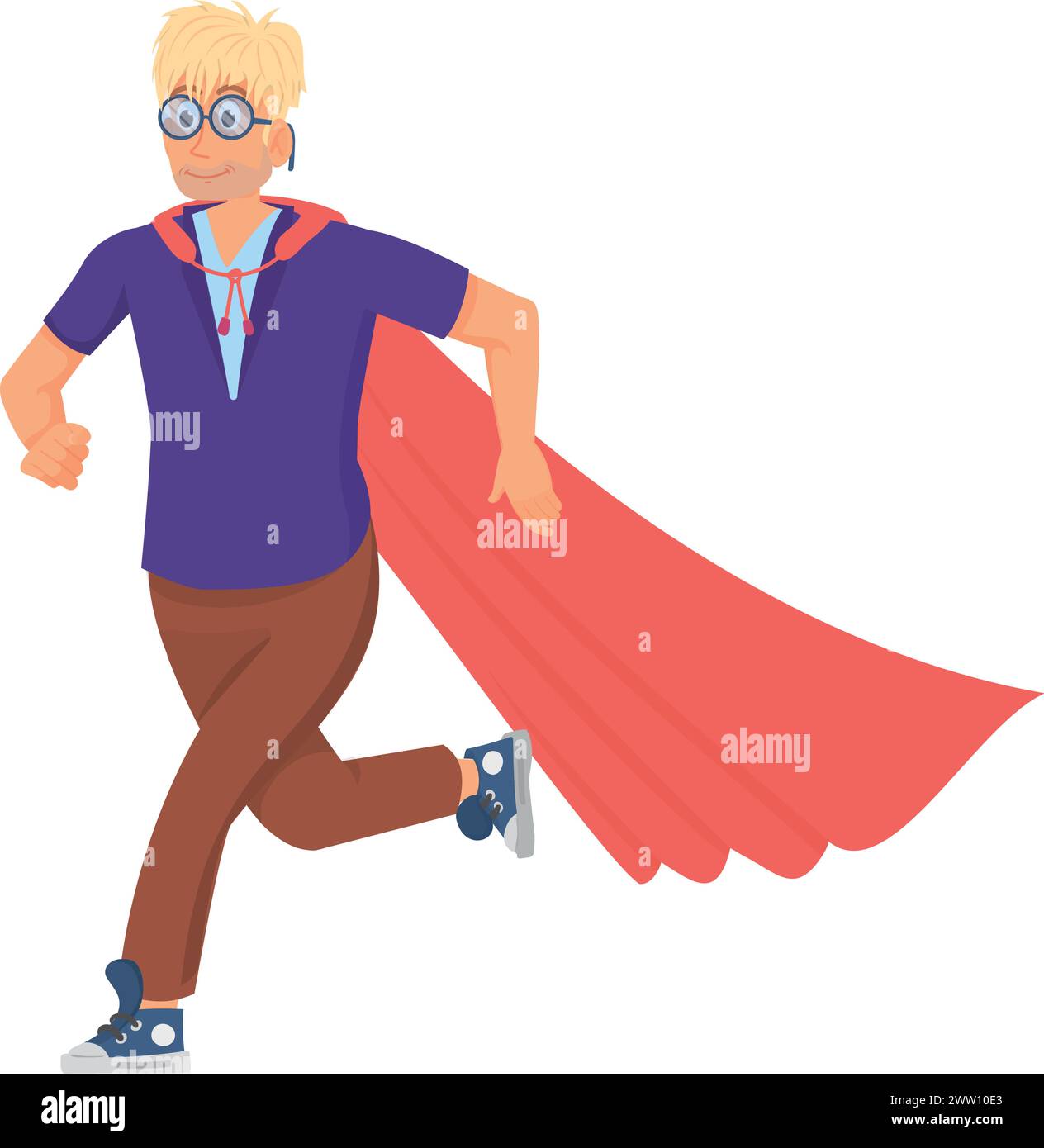 Superhero clever Stock Vector Images - Alamy
