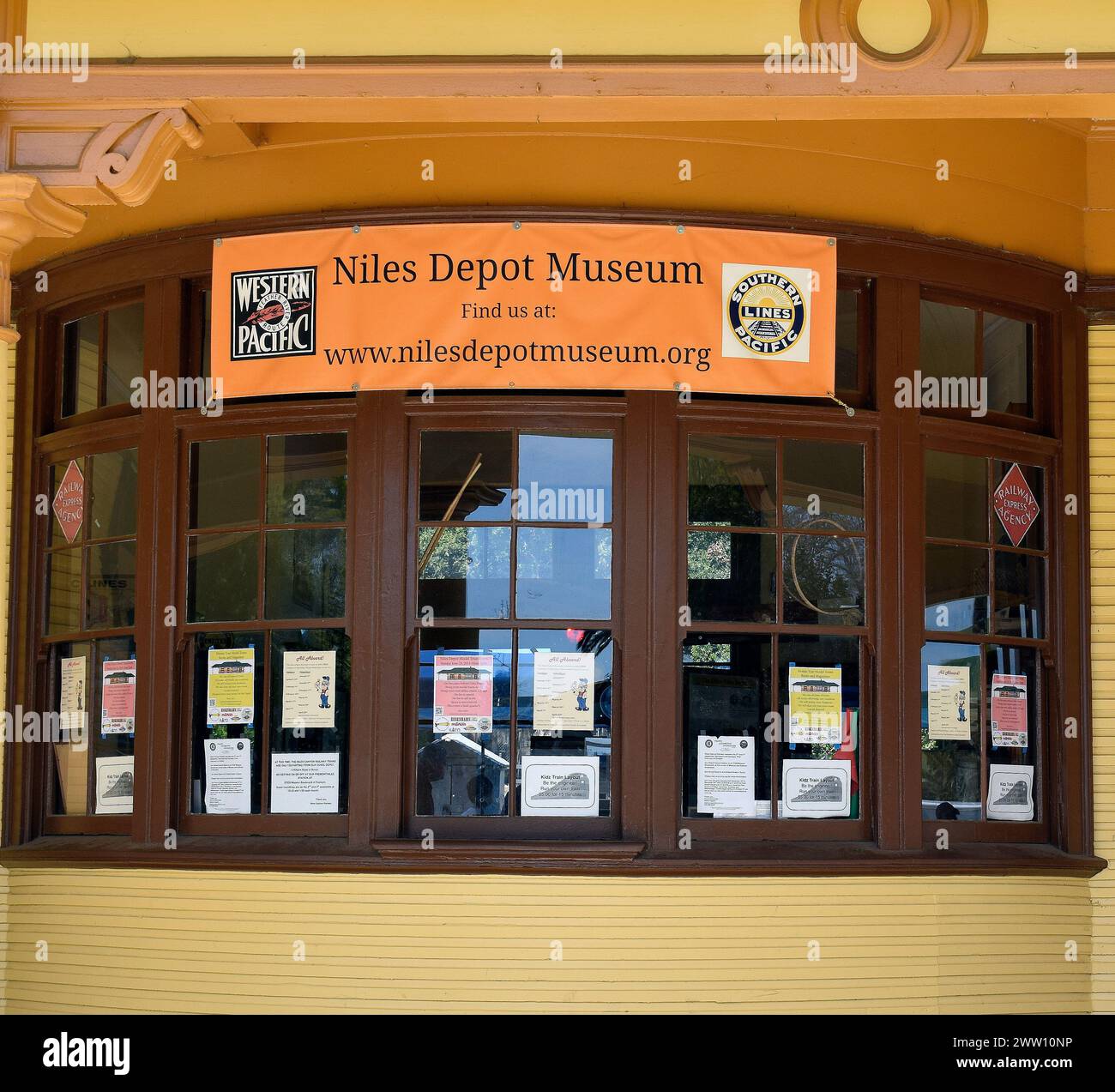Niles Depot Museum in Niles district of Fremont California Stock Photo ...