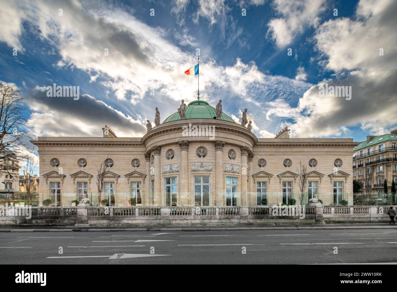 The historical Hotel de Salm in Paris, now the Palace of the Legion of ...