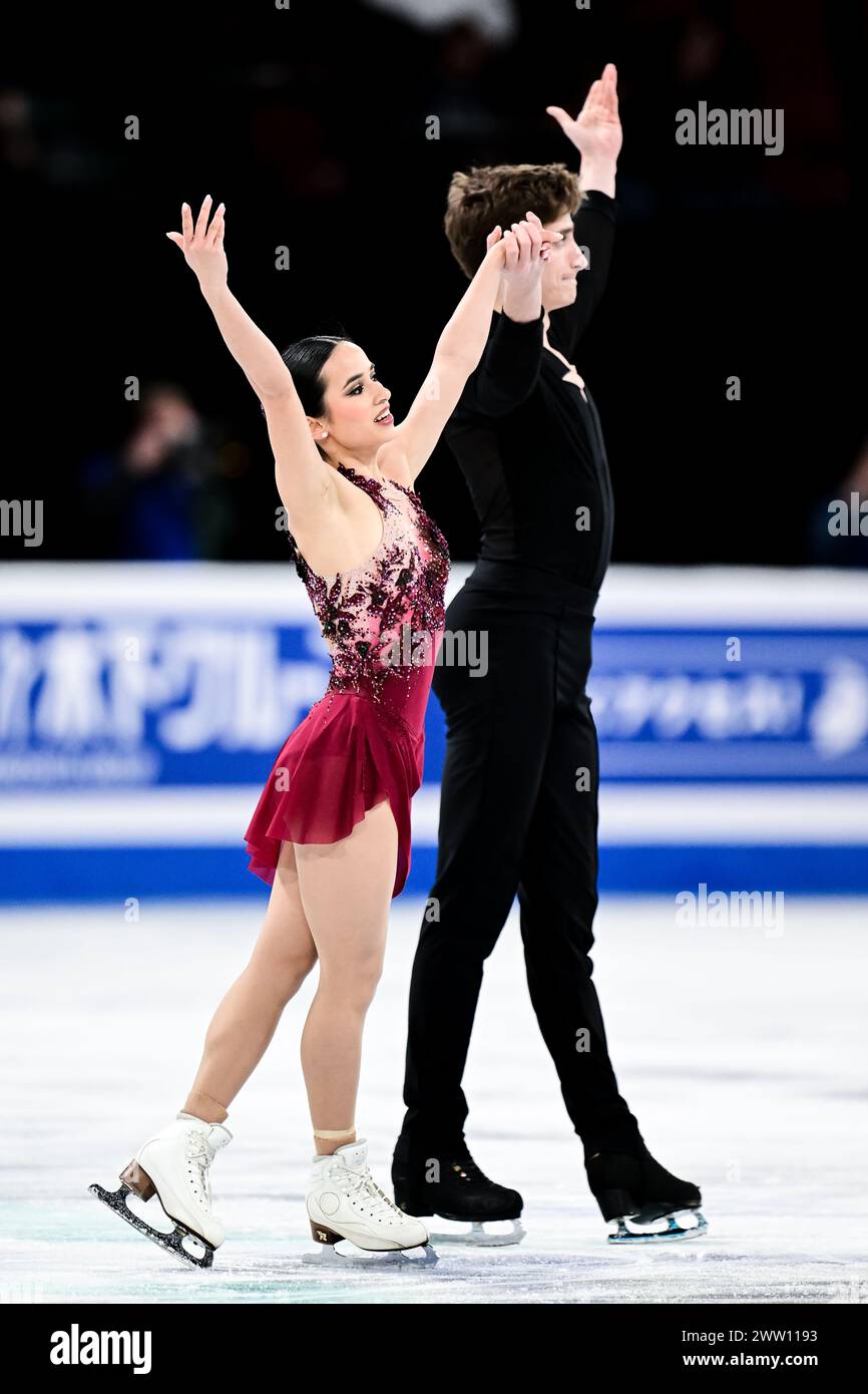 Isabella GAMEZ & Aleksandr KOROVIN (PHI), during Pairs Short Program ...