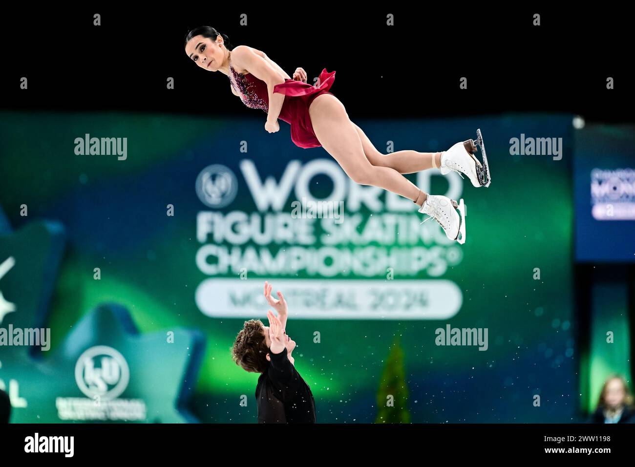 Isabella GAMEZ & Aleksandr KOROVIN (PHI), during Pairs Short Program ...