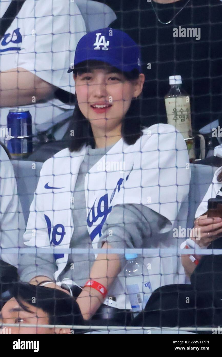 Gocheok Sky Dome, Seoul, South Korea. 20th Mar, 2024. Mamiko Tanaka, MARCH 20, 2024 - Baseball ...