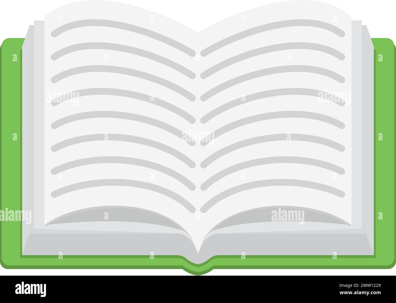 Open book color icon. Reading and studying symbol Stock Vector Image ...