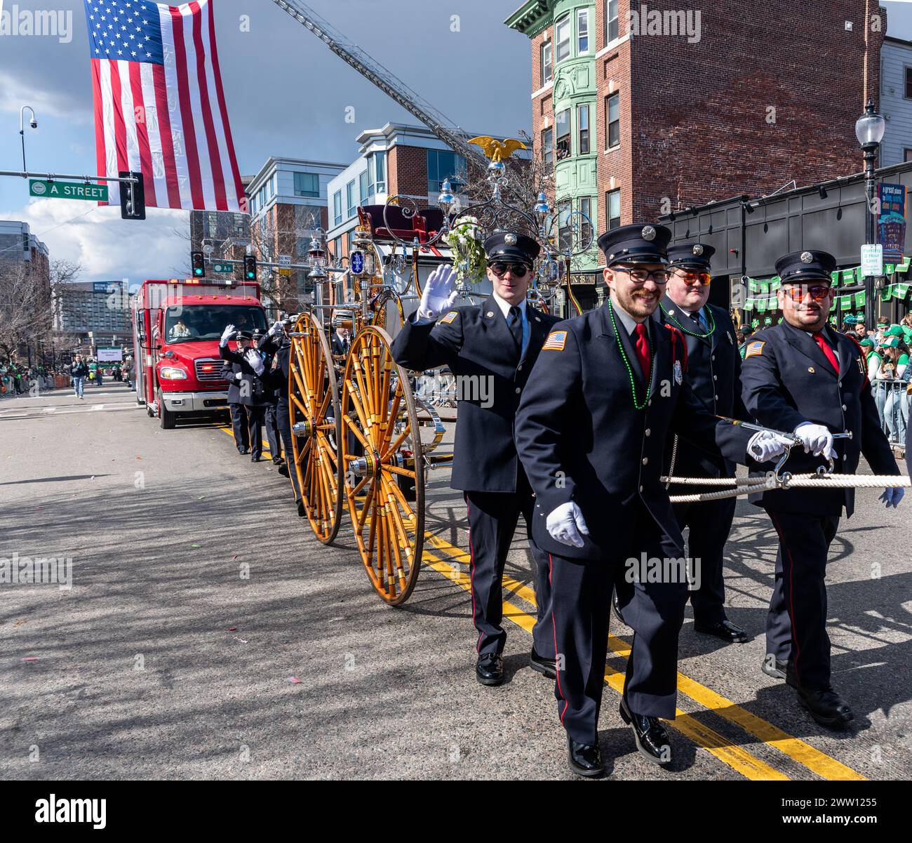 Lisbon CT Fire Department with Water Witch Hose Company No 2 at South ...
