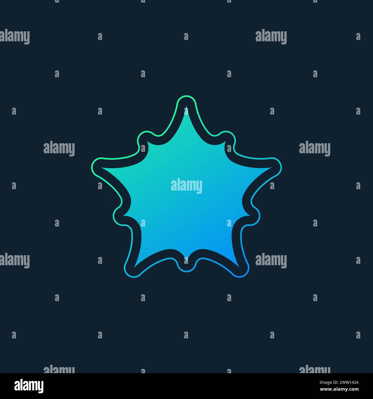 Creative star logo graphic design. Stock vector illustration isolated ...