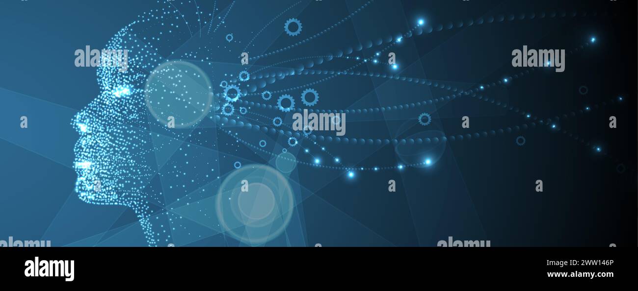 Abstract Artificial intelligence. Cloud computing. Machine learning ...