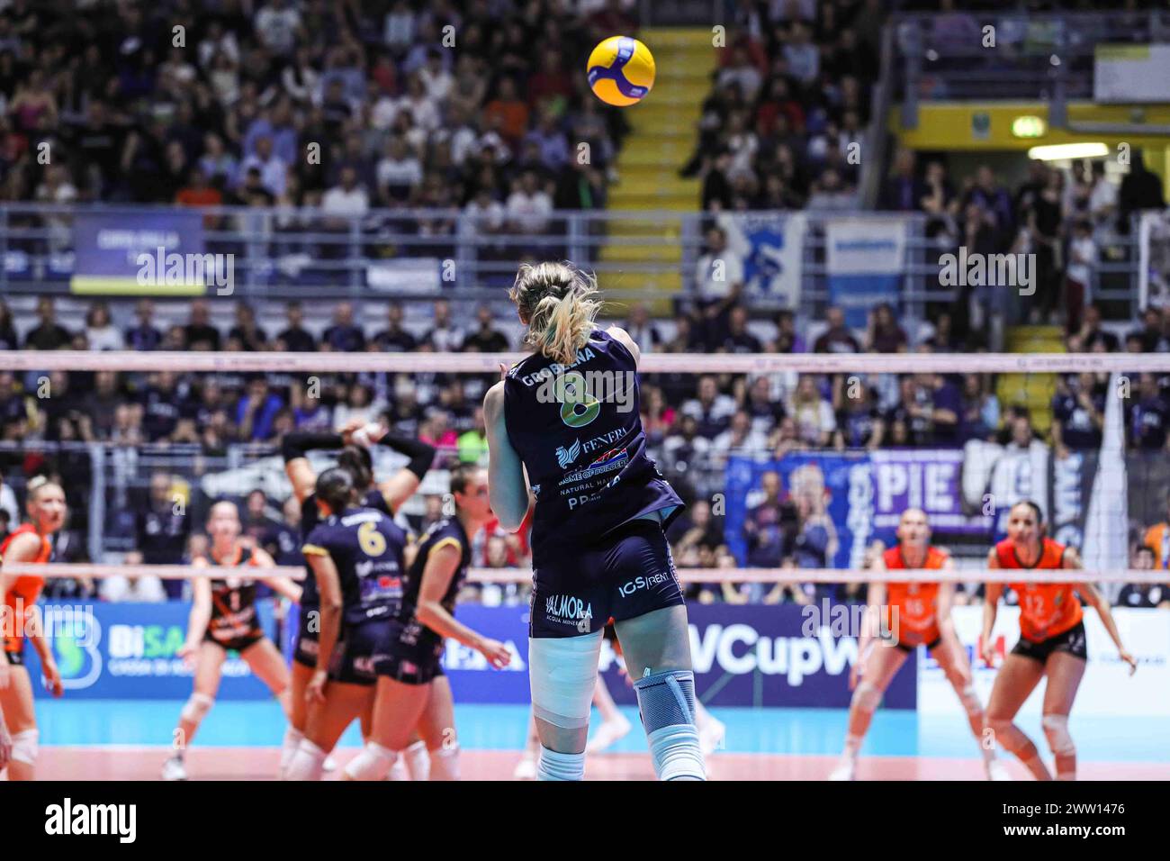 Turin, Italy. 20th Mar, 2024. #8 Meline Pierret (Viteos Neuchatel UC ...
