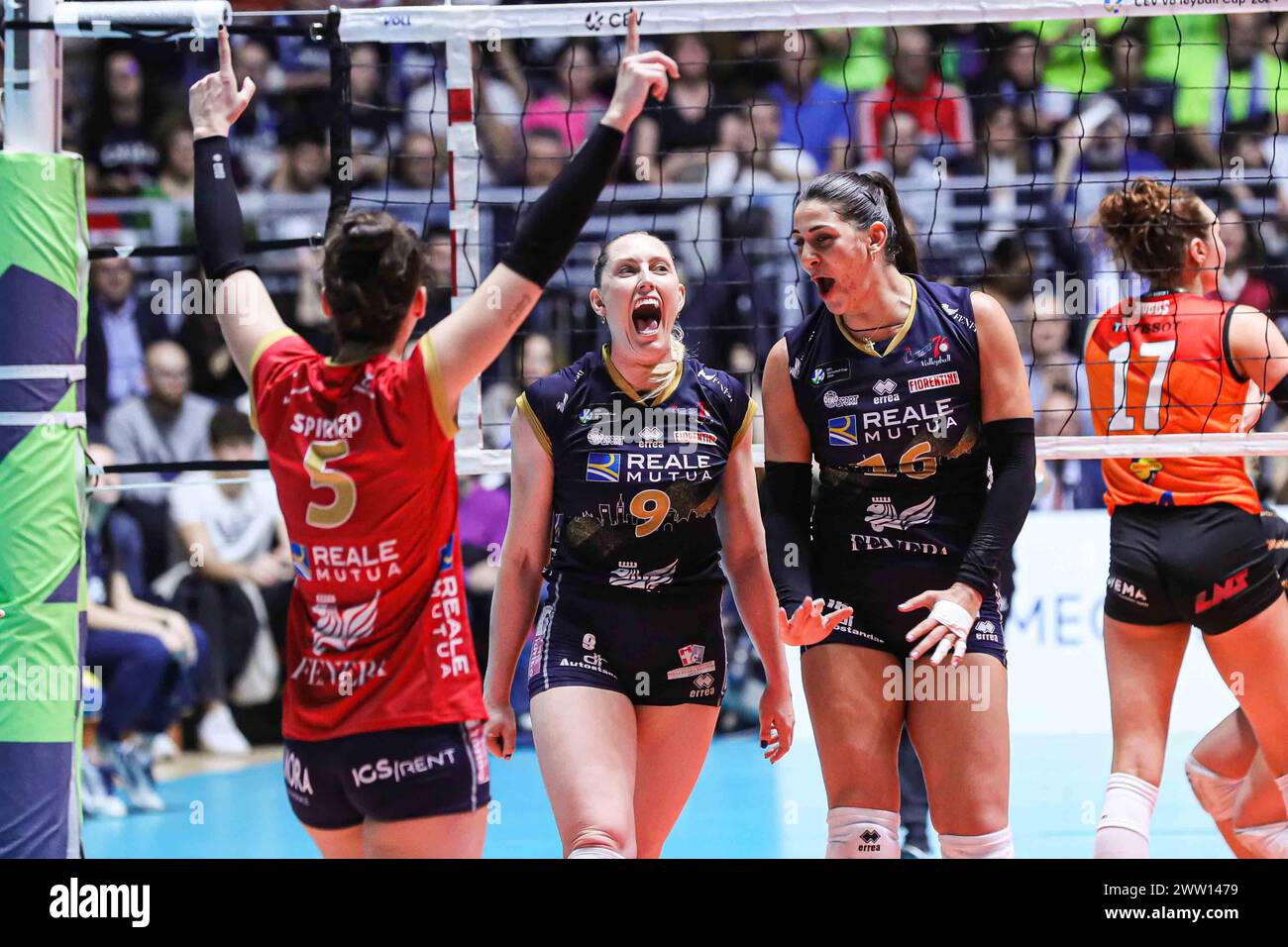 Turin, Italy. 20th Mar, 2024. #9 Madison Kingdon Rishel (Reale Mutua ...