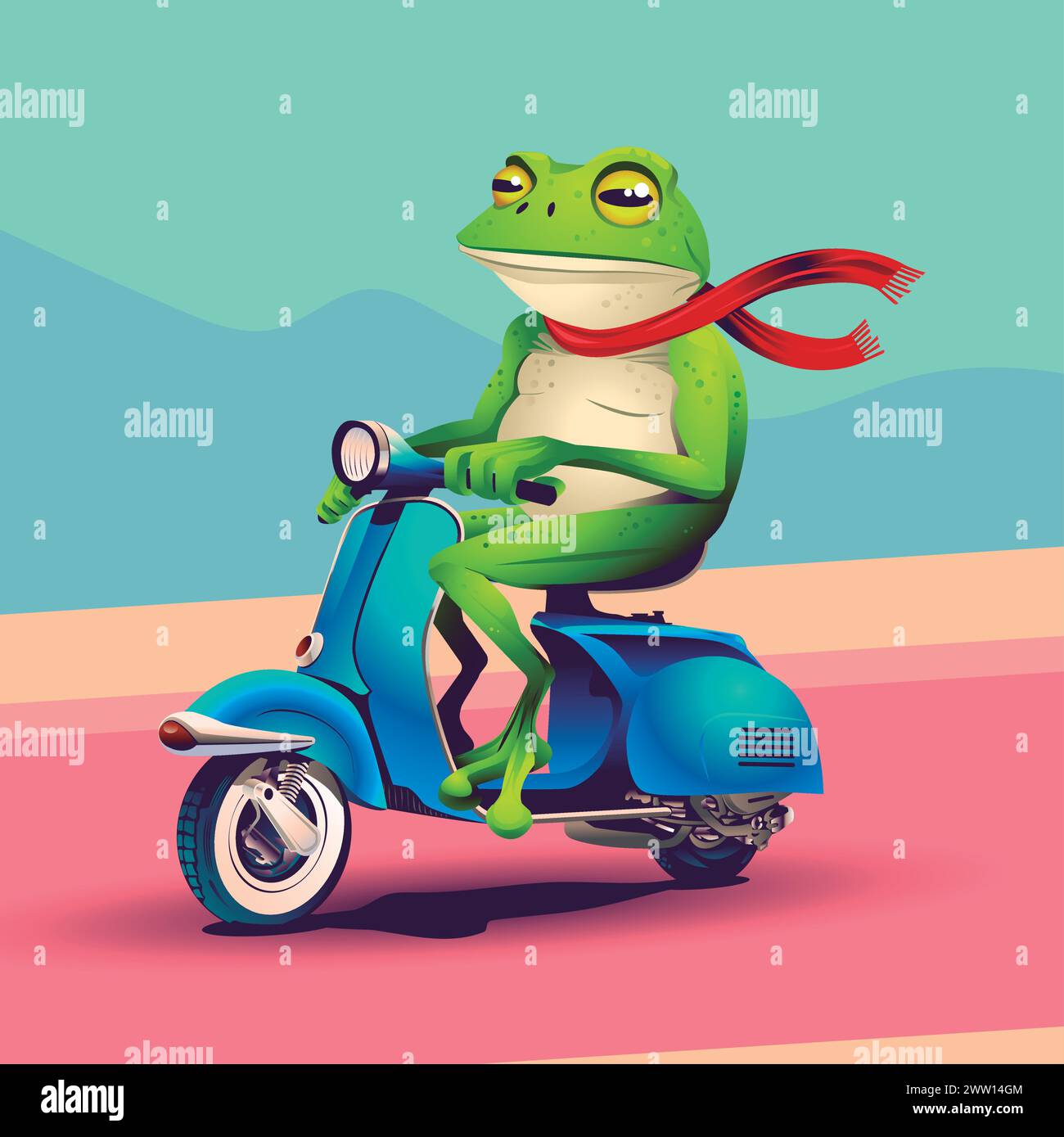Italian frog Stock Vector Images - Alamy