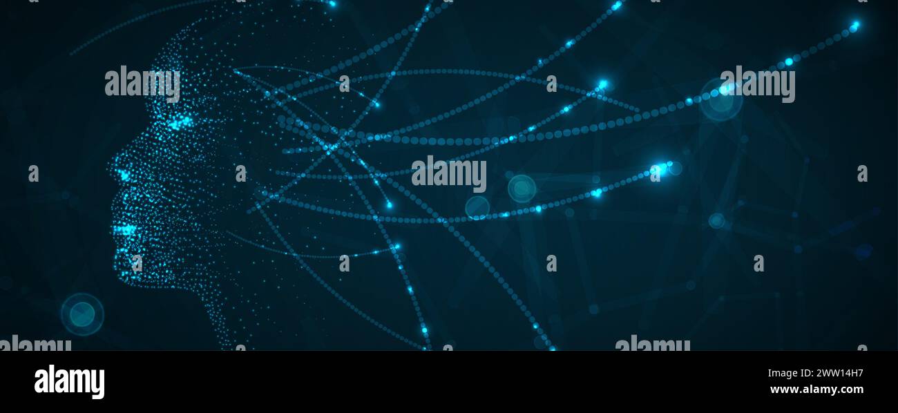 Abstract Artificial intelligence. Cloud computing. Machine learning ...