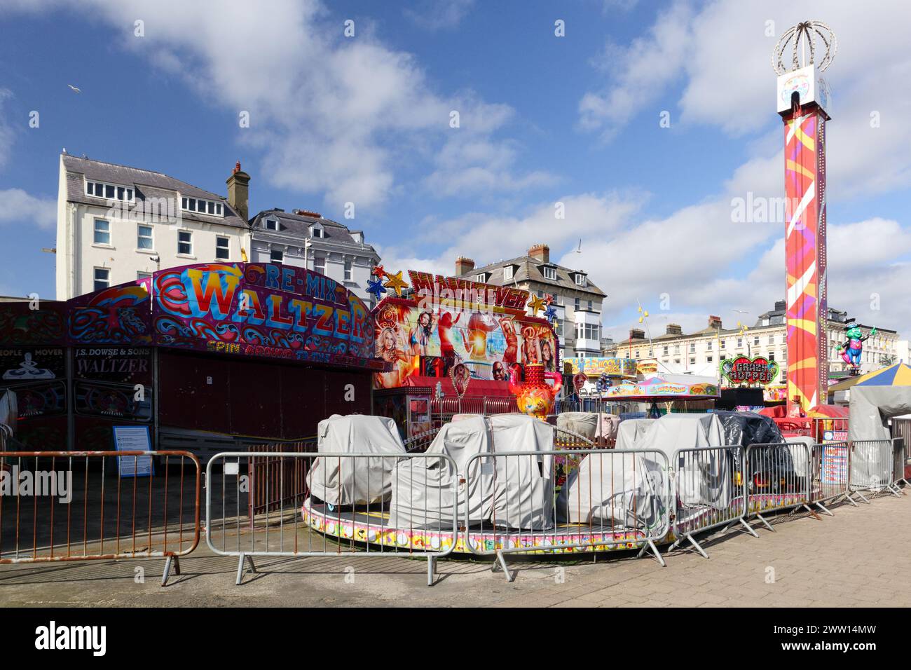 Fairground rides bridlington east yorkshire hi-res stock photography ...
