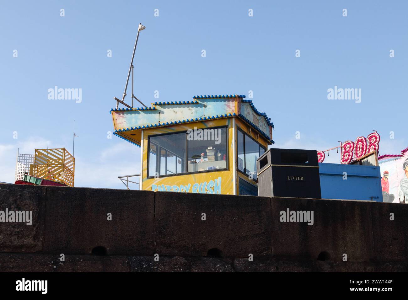 Fairground ticket kiosk hi-res stock photography and images - Alamy
