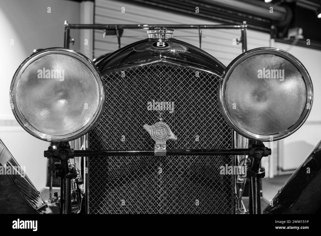 Sparkford.Somerset.United Kingdom.January 7th 2024.A 1930 Bentley 41/2 ...