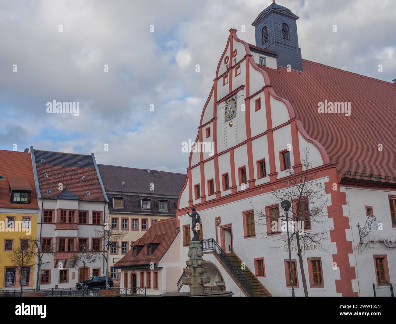 the city of Grimma in Saxonia germany Stock Photo - Alamy