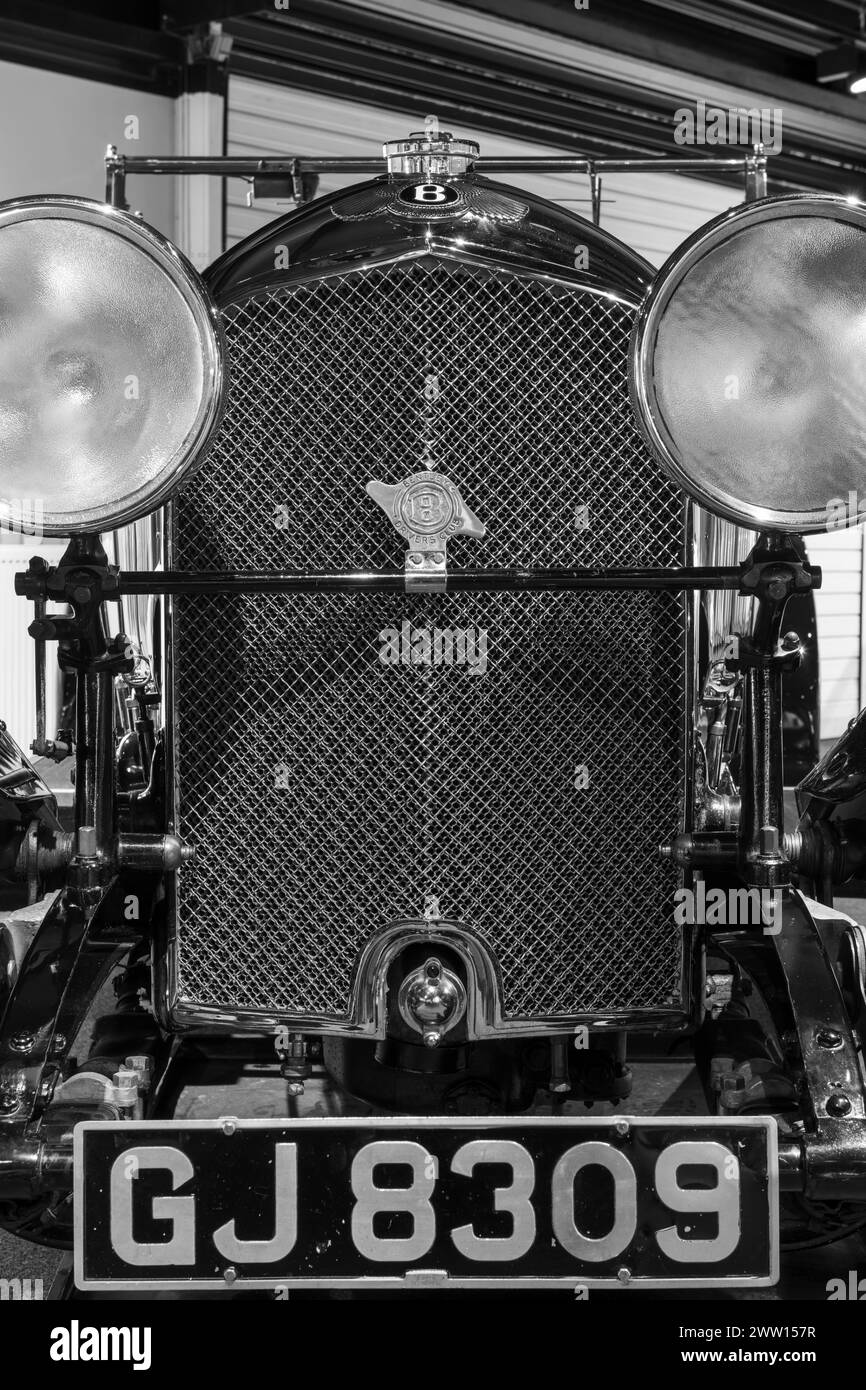 Sparkford.Somerset.United Kingdom.January 7th 2024.A 1930 Bentley 41/2 ...