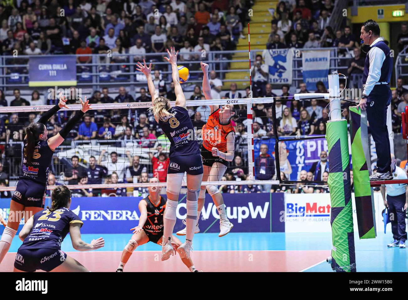 Turin, Italy. 20th Mar, 2024. #16 Tia Scambray (Viteos Neuchatel UC ...