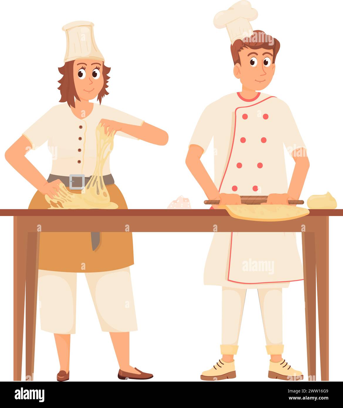 Chefs working fast Stock Vector Images - Alamy