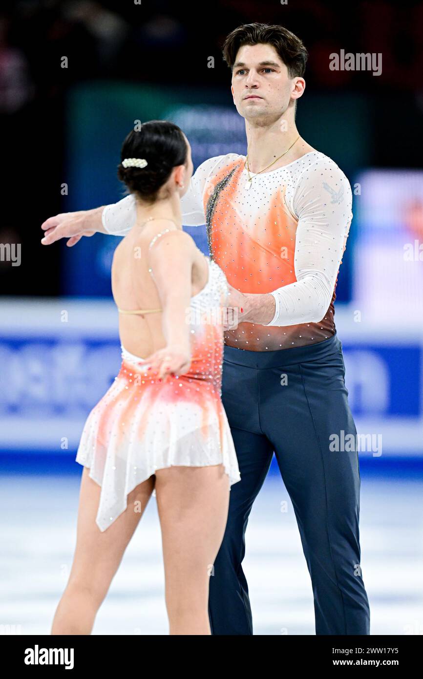 Lucrezia BECCARI & Matteo GUARISE (ITA), during Pairs Short Program, at ...