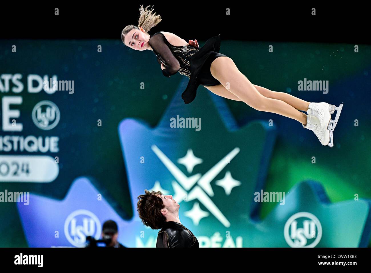 Kelly Ann LAURIN & Loucas ETHIER (CAN), during Pairs Short Program, at ...