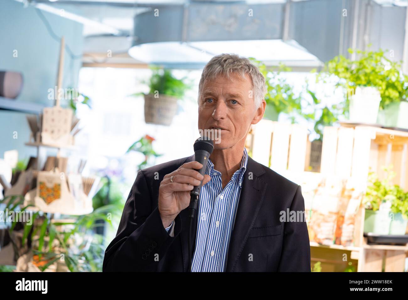 Kurt Kapp at the opening of the Future Retail Store Urban Gardeners by ...