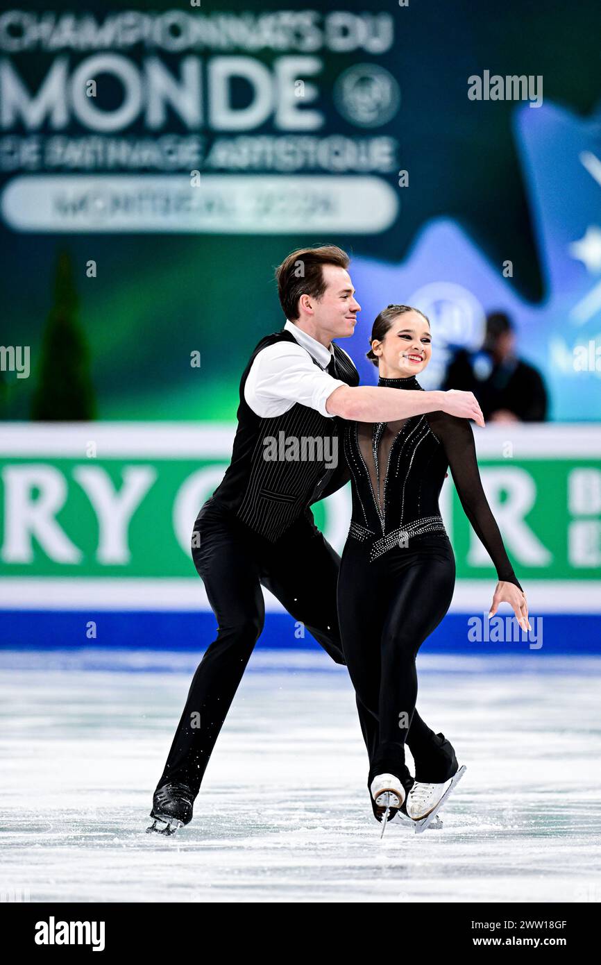 Maria PAVLOVA & Alexei SVIATCHENKO (HUN), during Pairs Short Program ...