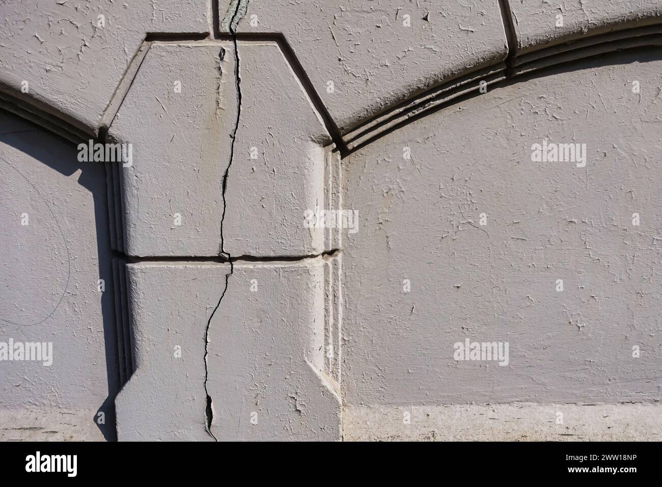 Old Historic Facade with Cracks: A Captivating Snapshot of the Past ...