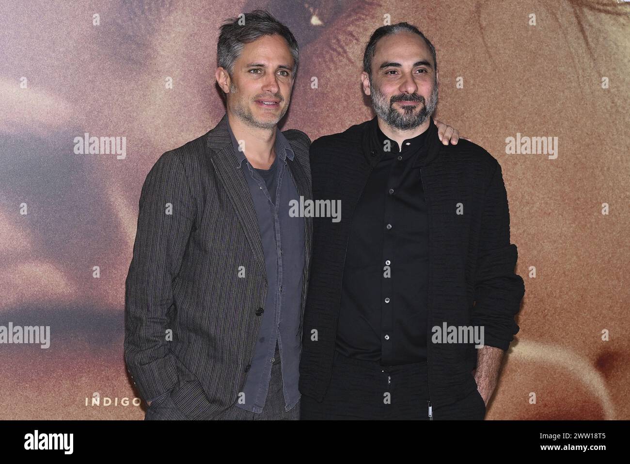 Rome, Italy. 20th Mar, 2024. GAEL GARCIA BERNAL and PIERO MESSINA ...