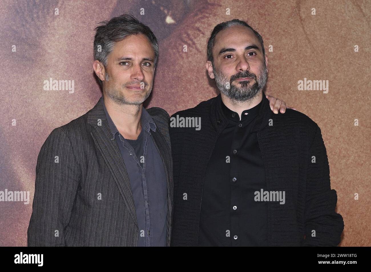 Rome, Italy. 20th Mar, 2024. GAEL GARCIA BERNAL and PIERO MESSINA ...