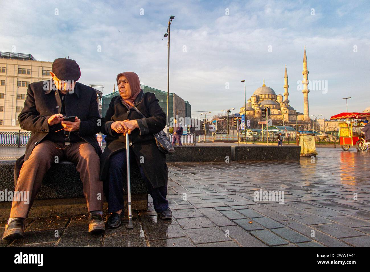 Elderly turkish couple hi-res stock photography and images - Alamy