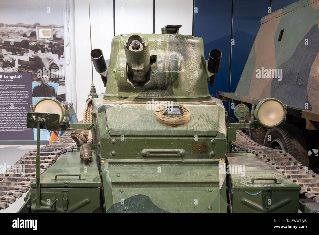 Bovington.Dorset.United Kingdom.August 8th 2023.A Matilda 1 tank from ...
