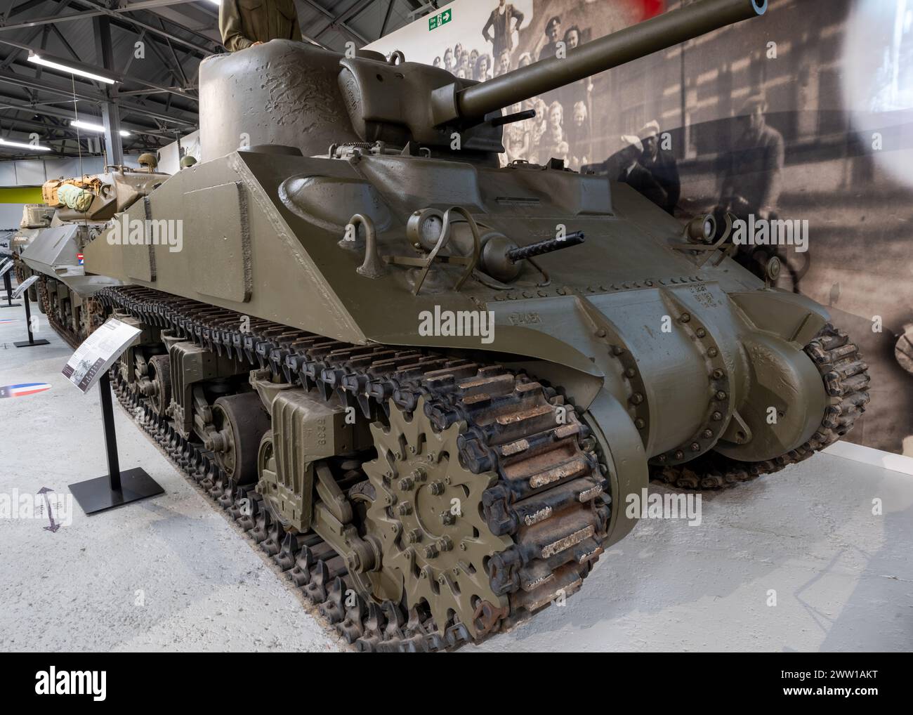 American m4a4 sherman tank hi-res stock photography and images - Alamy
