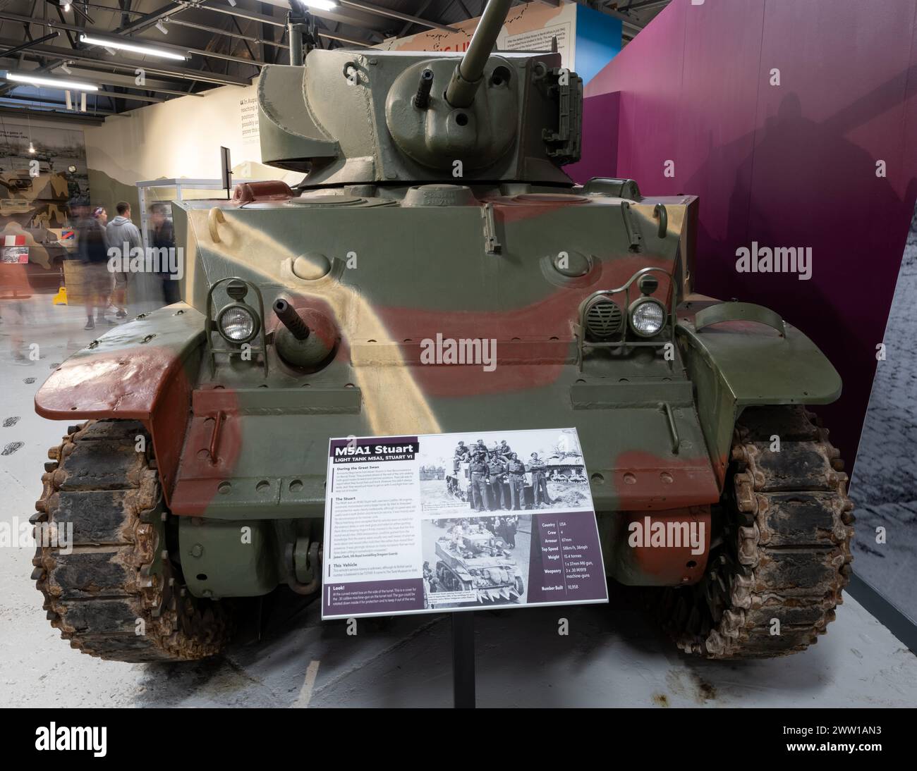 M5a1 stuart tank hi-res stock photography and images - Alamy