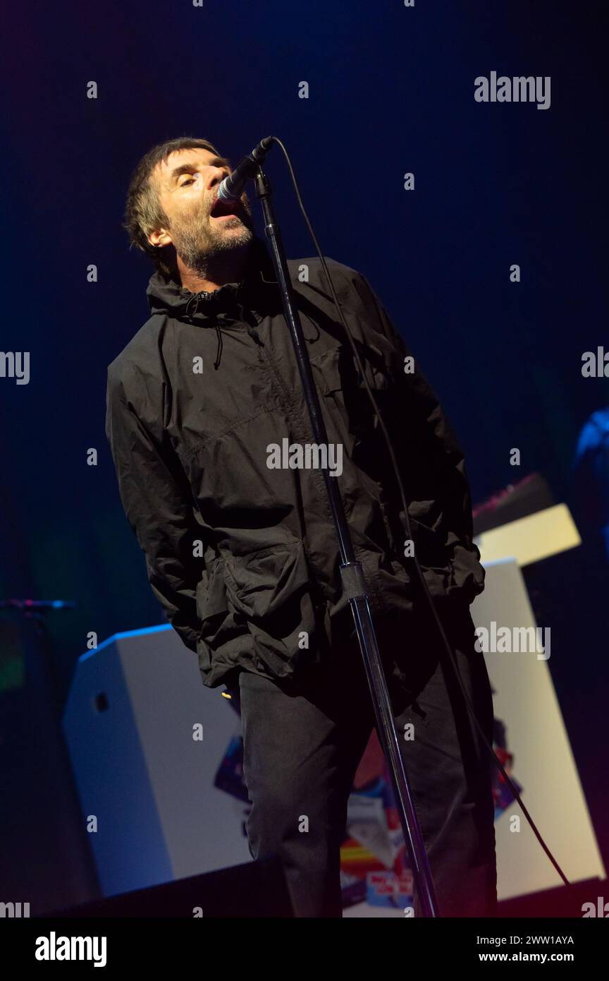 Manchester, United Kingdom. 20th March 2024. Liam Gallagher and John ...