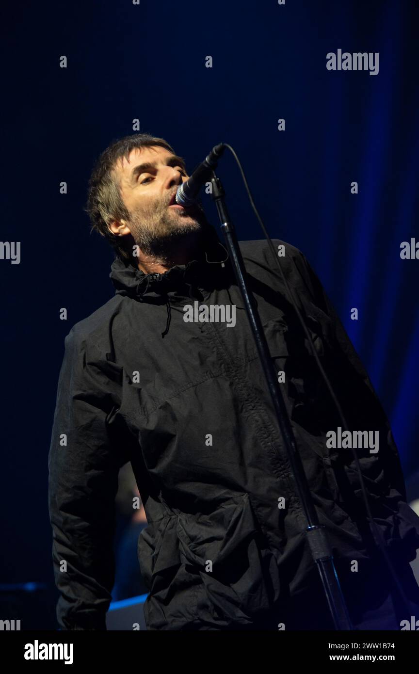 Manchester, United Kingdom. 20th March 2024. Liam Gallagher and John ...