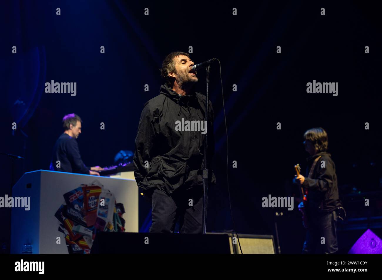 Manchester, United Kingdom. 20th March 2024. Liam Gallagher and John ...