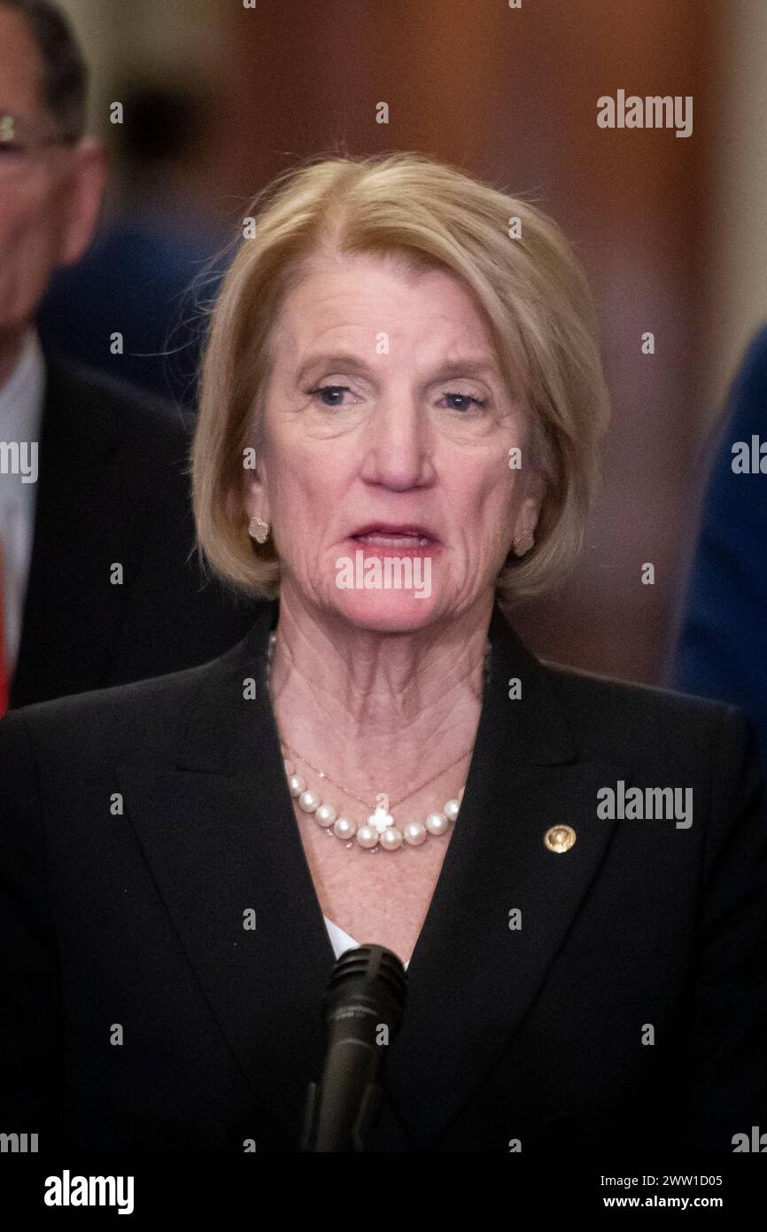 United States Senator Shelley Moore Capito (Republican of West Virginia ...