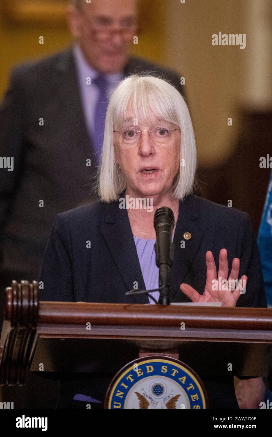 United States Senator Patty Murray (Democrat of Washington) offers ...