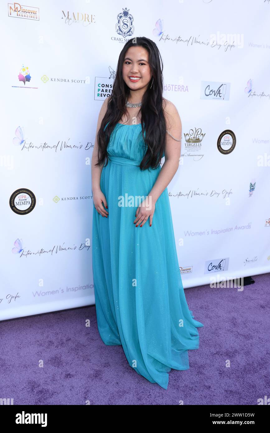 Los Angeles, California, USA. 8th March, 2024. Performer Natasha Mar ...