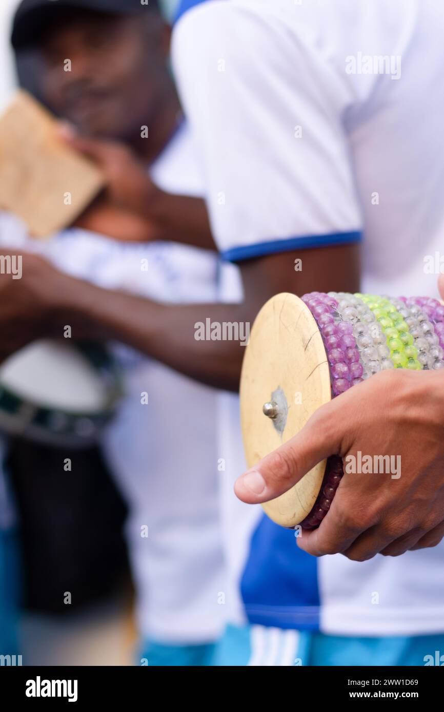 Cachoeira, Bahia, Brazil - August 15, 2015: Members of Candomble are ...