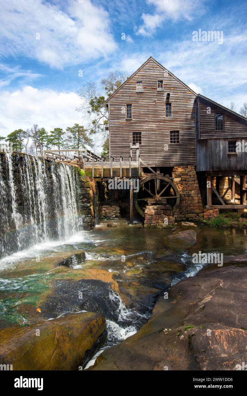 Historic Yates Mill County Park in Raleigh, North Carolina Stock Photo ...