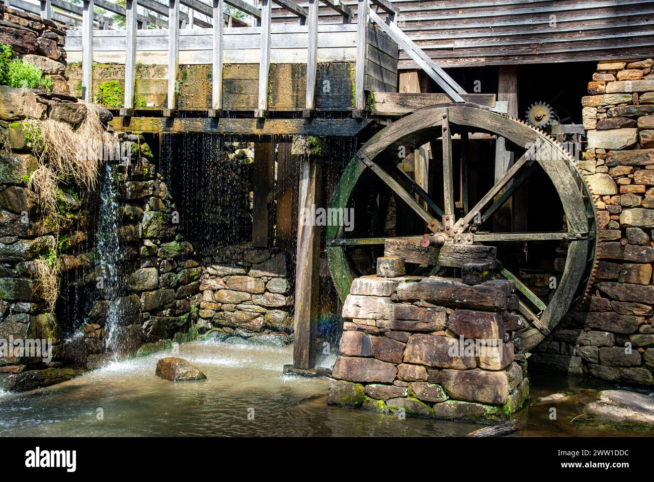 Historic Yates Mill County Park in Raleigh, North Carolina Stock Photo ...