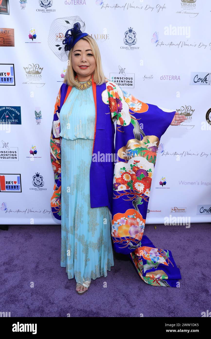 Los Angeles, California, USA. 8th March, 2024. Singer Hiroko Yoshinaga ...