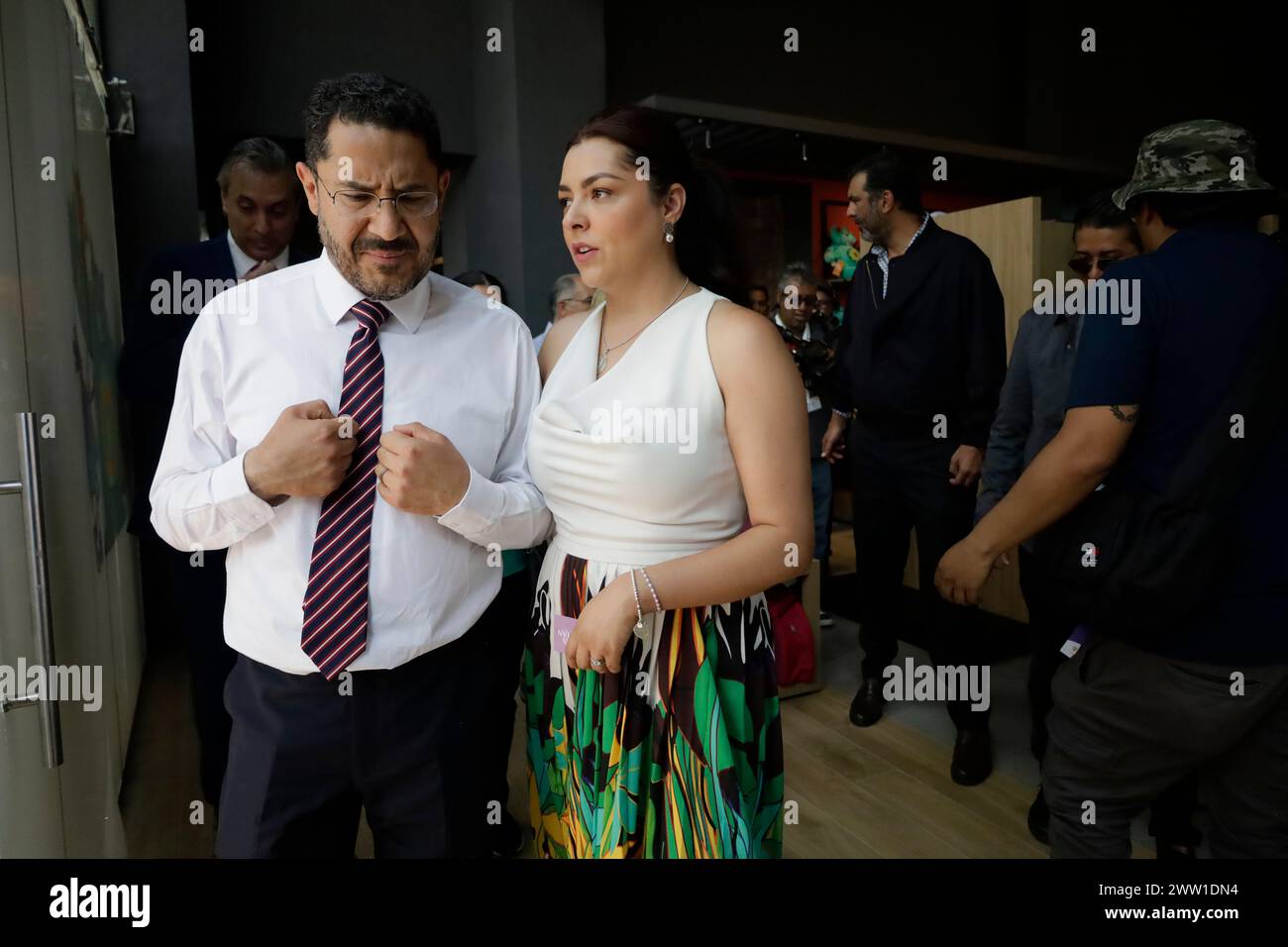 Mexico City, Mexico. 20th Mar, 2024. Marti Batres, head of the Mexico ...
