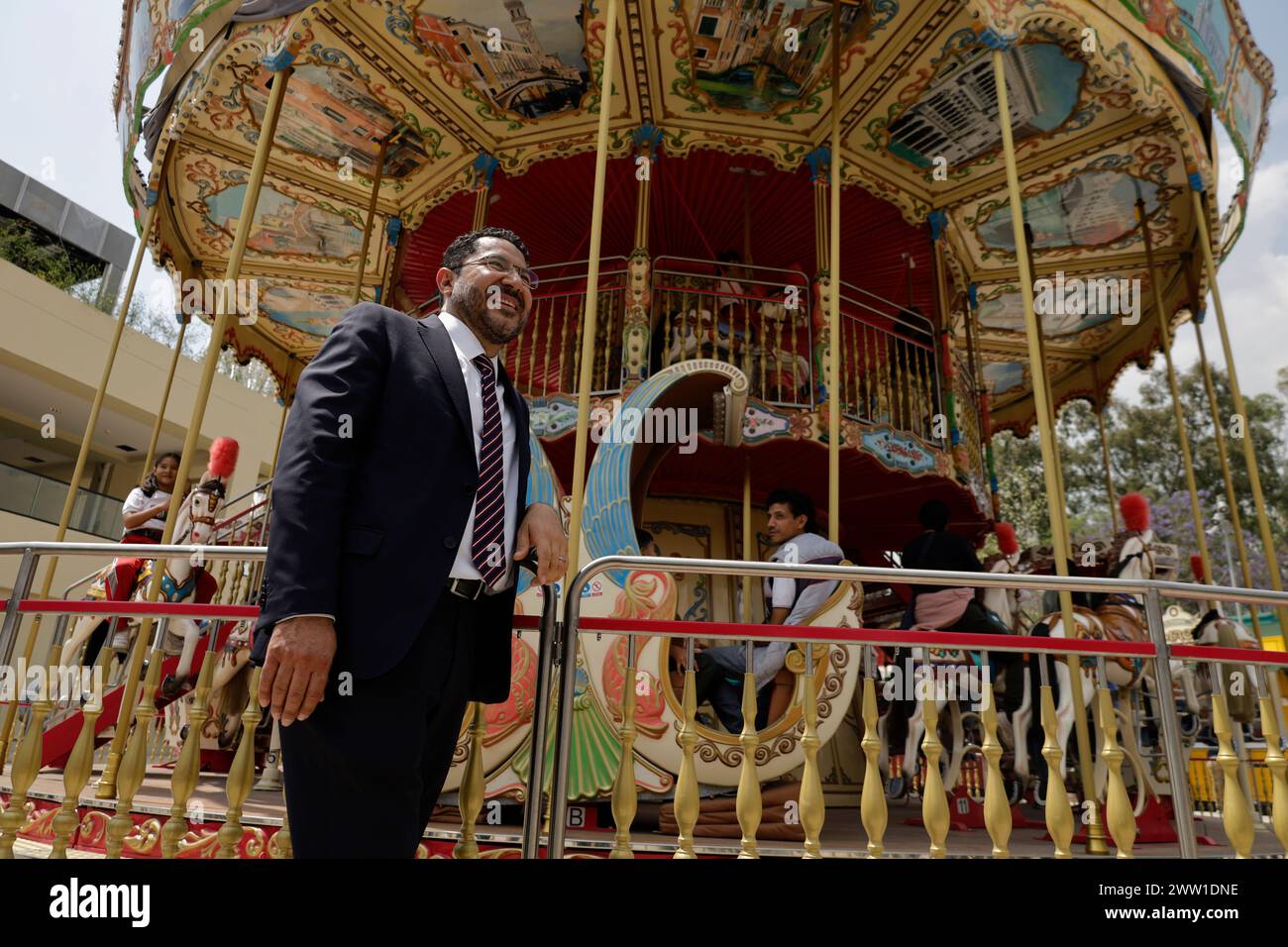 Mexico City, Mexico. 20th Mar, 2024. Marti Batres, head of the Mexico ...