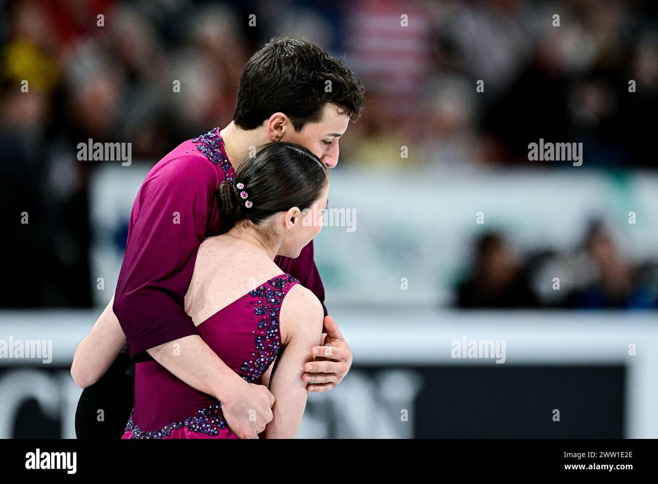 Valentina PLAZAS & Maximiliano FERNANDEZ (USA), during Pairs Short ...