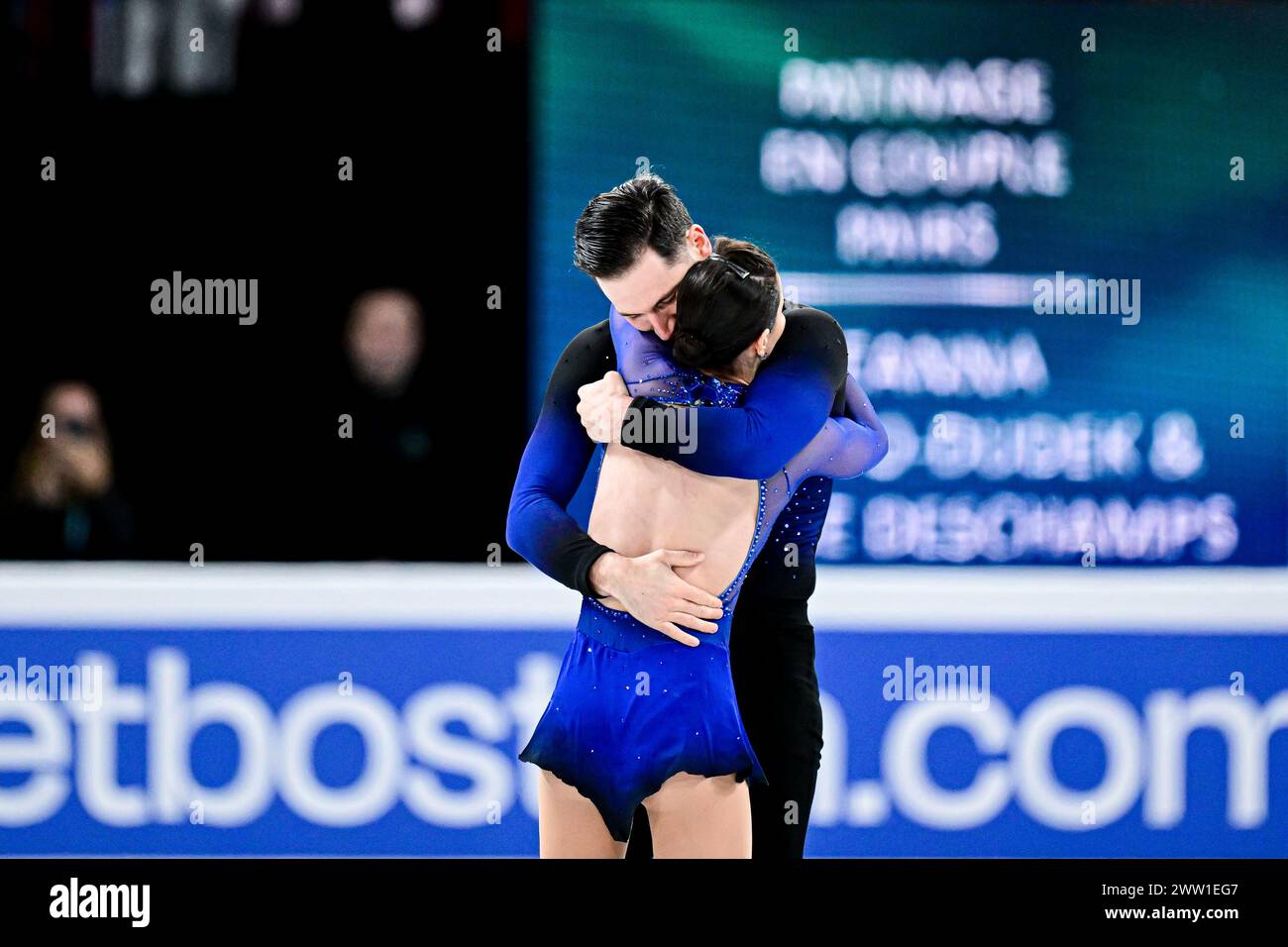 Deanna STELLATO-DUDEK & Maxime DESCHAMPS (CAN), during Pairs Short ...