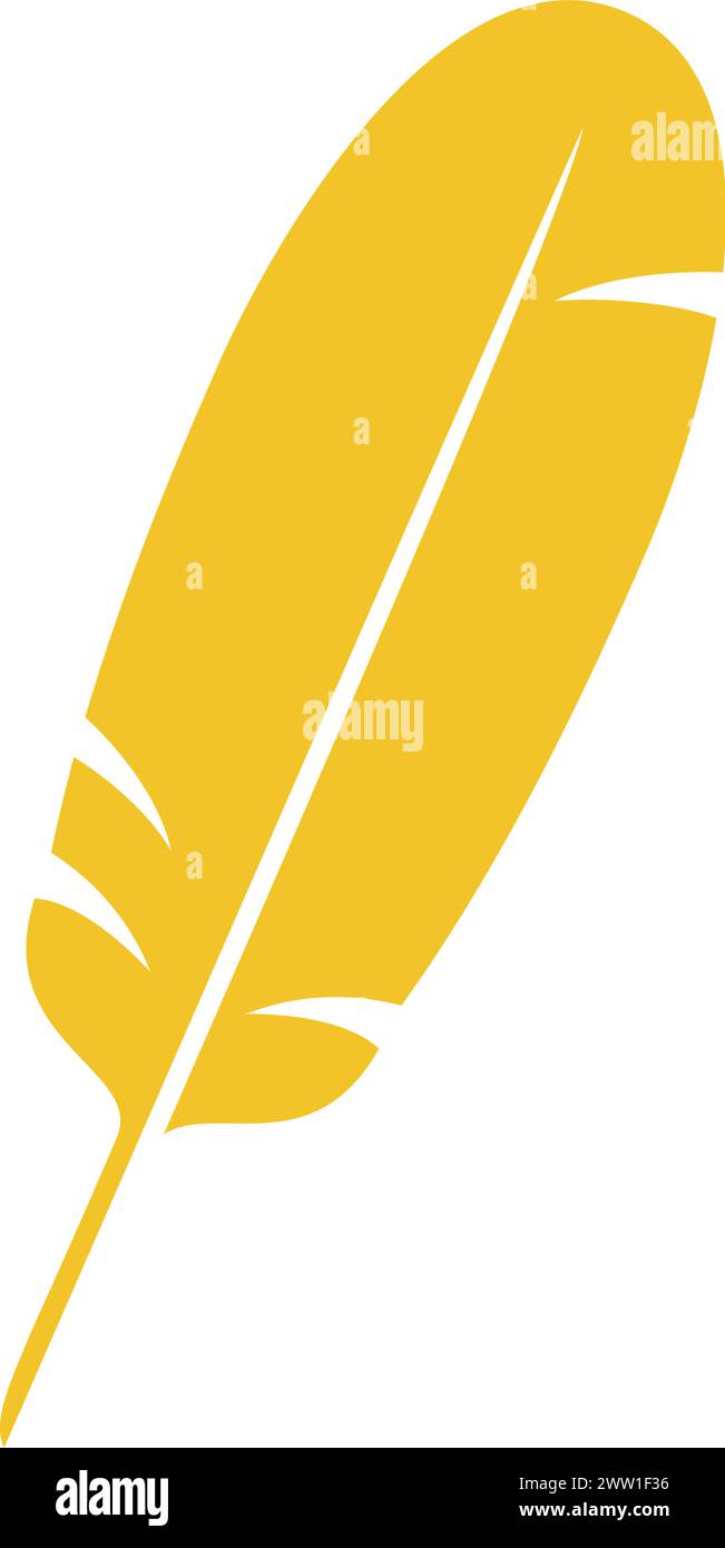 Soft yellow plumage Stock Vector Images - Alamy